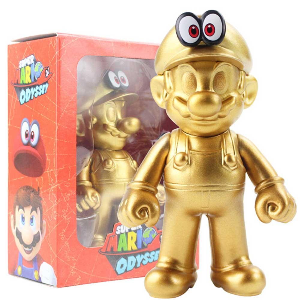 Mario Golden Odyssey Mario Figure Doll Toy Kids Birthday Gift | Shopee ...