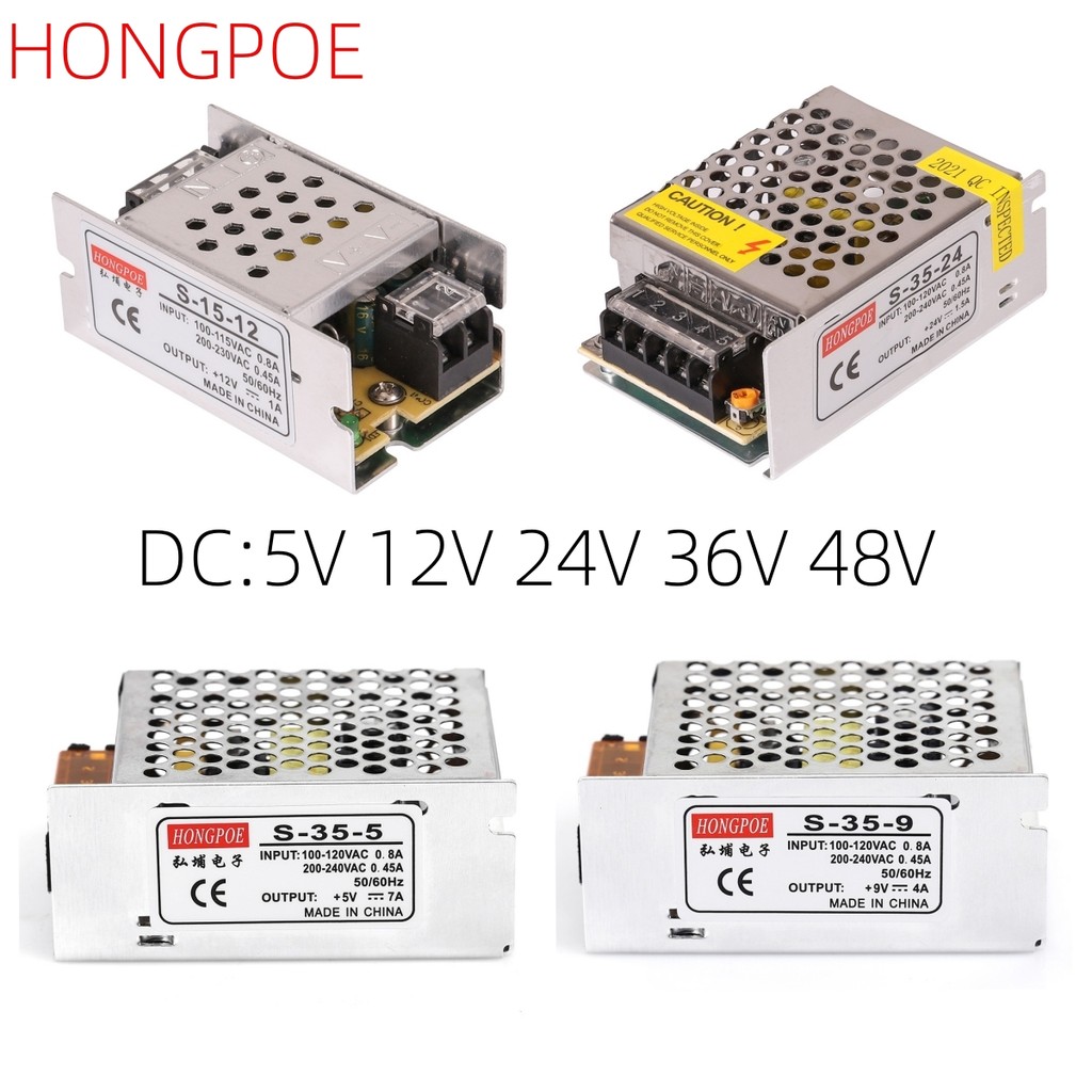 DC 5V 12V 24V 36V 48V SMPS 5 12 24 36 48 V AC-DC 220V ĐẾN 5V 12V 24V 36 ...