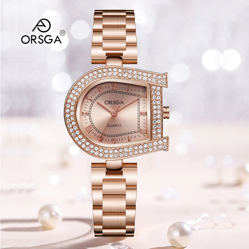 Đồng hồ nữ thích hợp cá tính Aushi, đồng hồ thạch anh hình chữ U dây ...