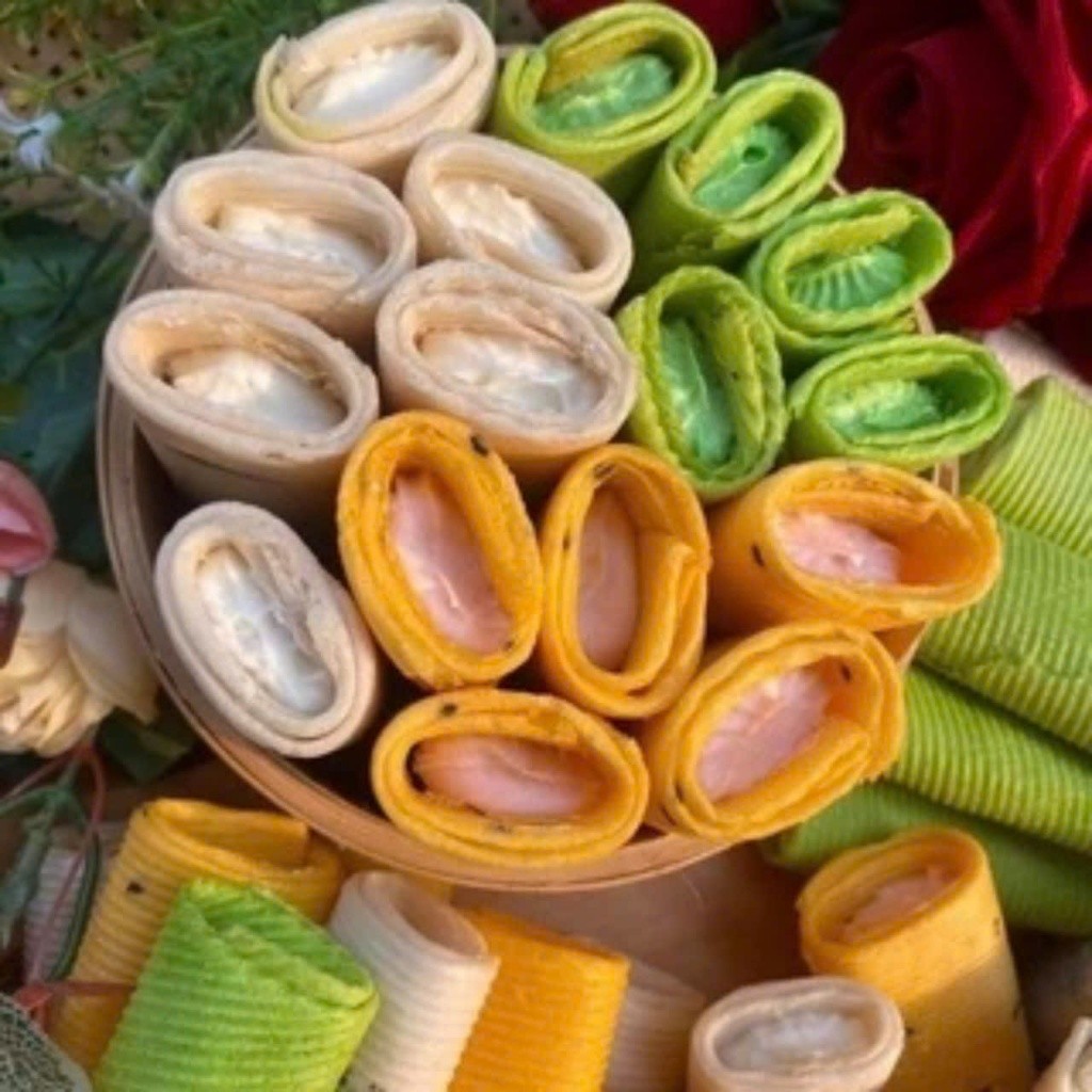 [THƠM, NGON] Bánh Xếp Kem Mix 3 Vị ( Dứa / Dâu / Kem ) 500G - Snack ...