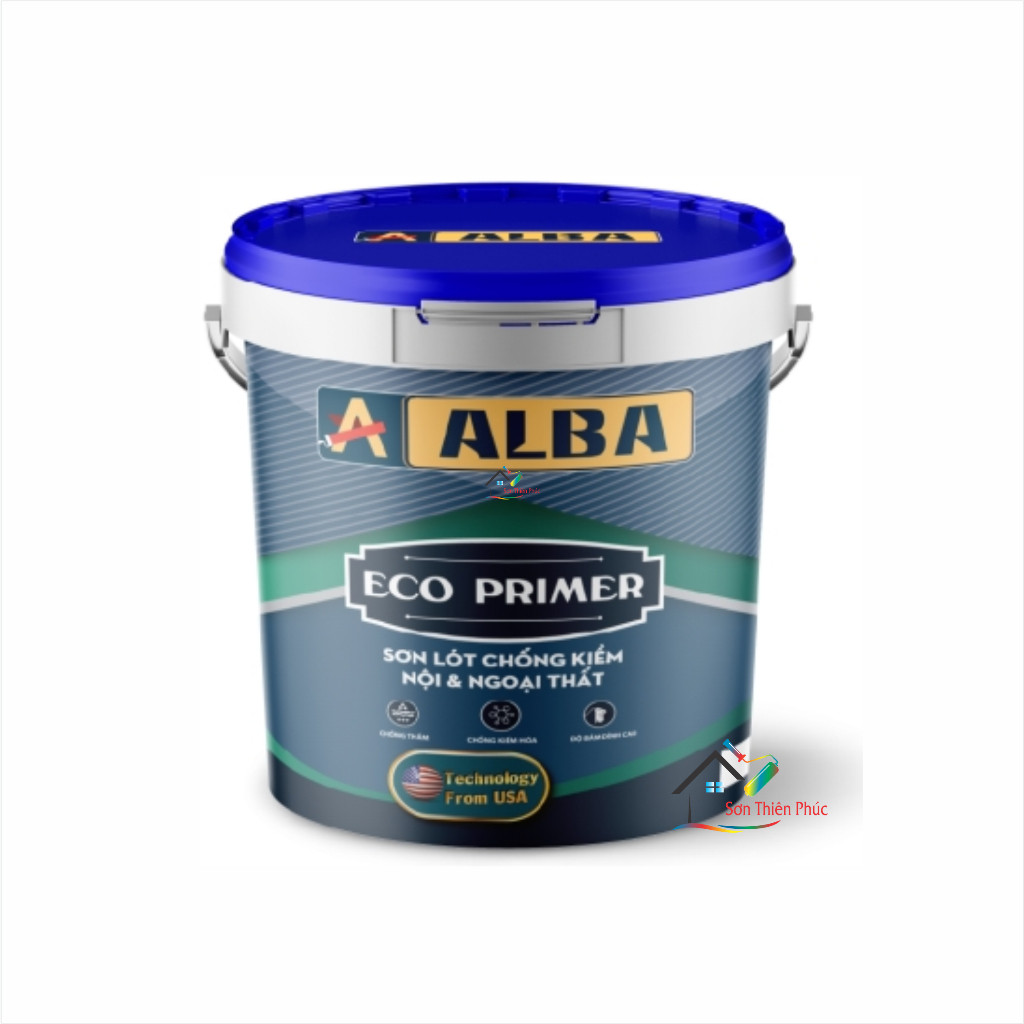 Sơn lót ABBA Eco Primer (18lit). Che phủ cực tốt, tăng độ bám dính. | Shopee Việt Nam