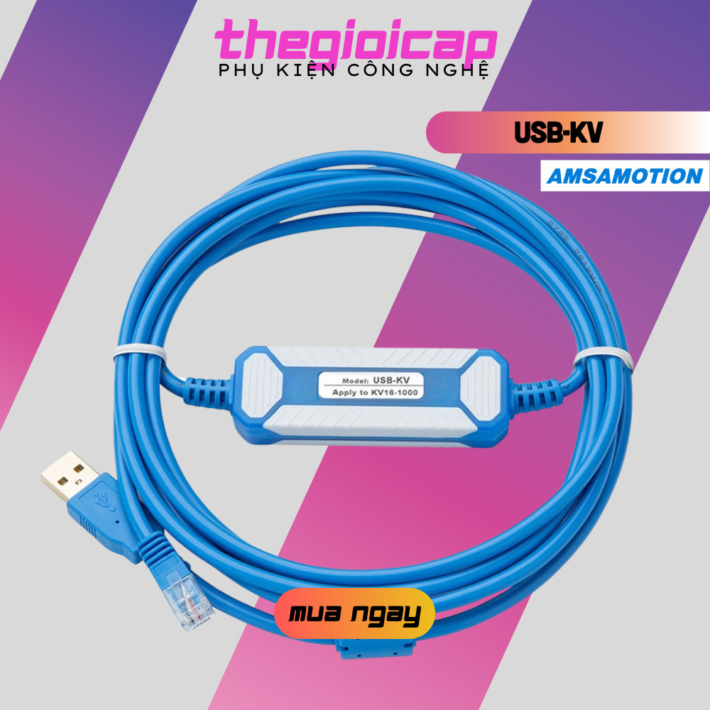 Cáp lập trình PLC Keyence Amsamotion USB-KV | Shopee Việt Nam