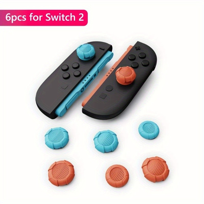 6 Cái Thumb Stick Grip Caps cho Nintendo Switch 2 Joycon Thumbstick Case cho NS2 Bộ điều khiển ...