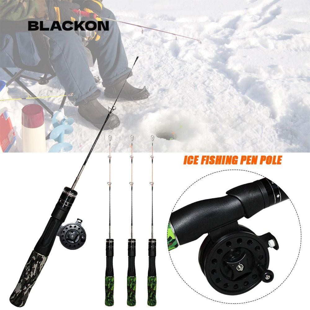 Blackon Ice Fishing Pen Pole, Spinning Carbon Ice Fishing Rods, Chất ...