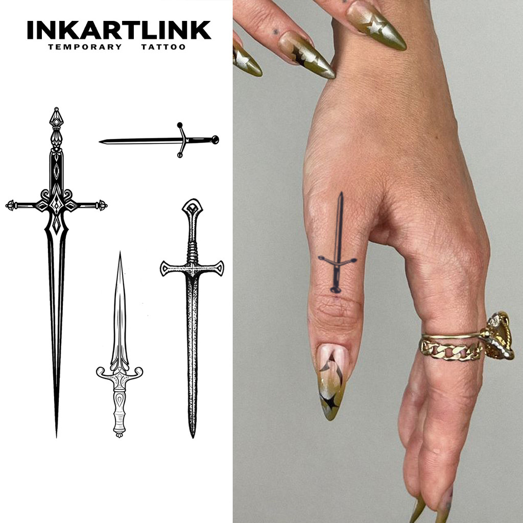 Inkartlink Sword Chống Thấm Nước Tạm Thời Hình Xăm Hình Xăm Giả Bán Vĩnh Viễn | Shopee Việt Nam