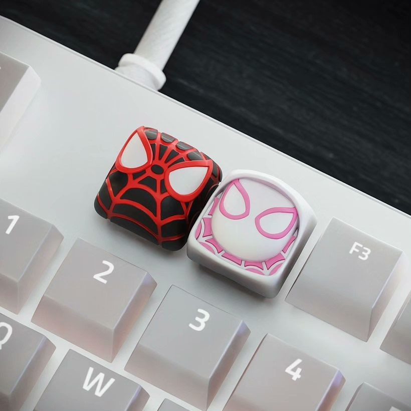 Spider-Man Keycap Miles Gwen Phim Hàng Hóa Quà Tặng Sáng Tạo Độc Đáo ...