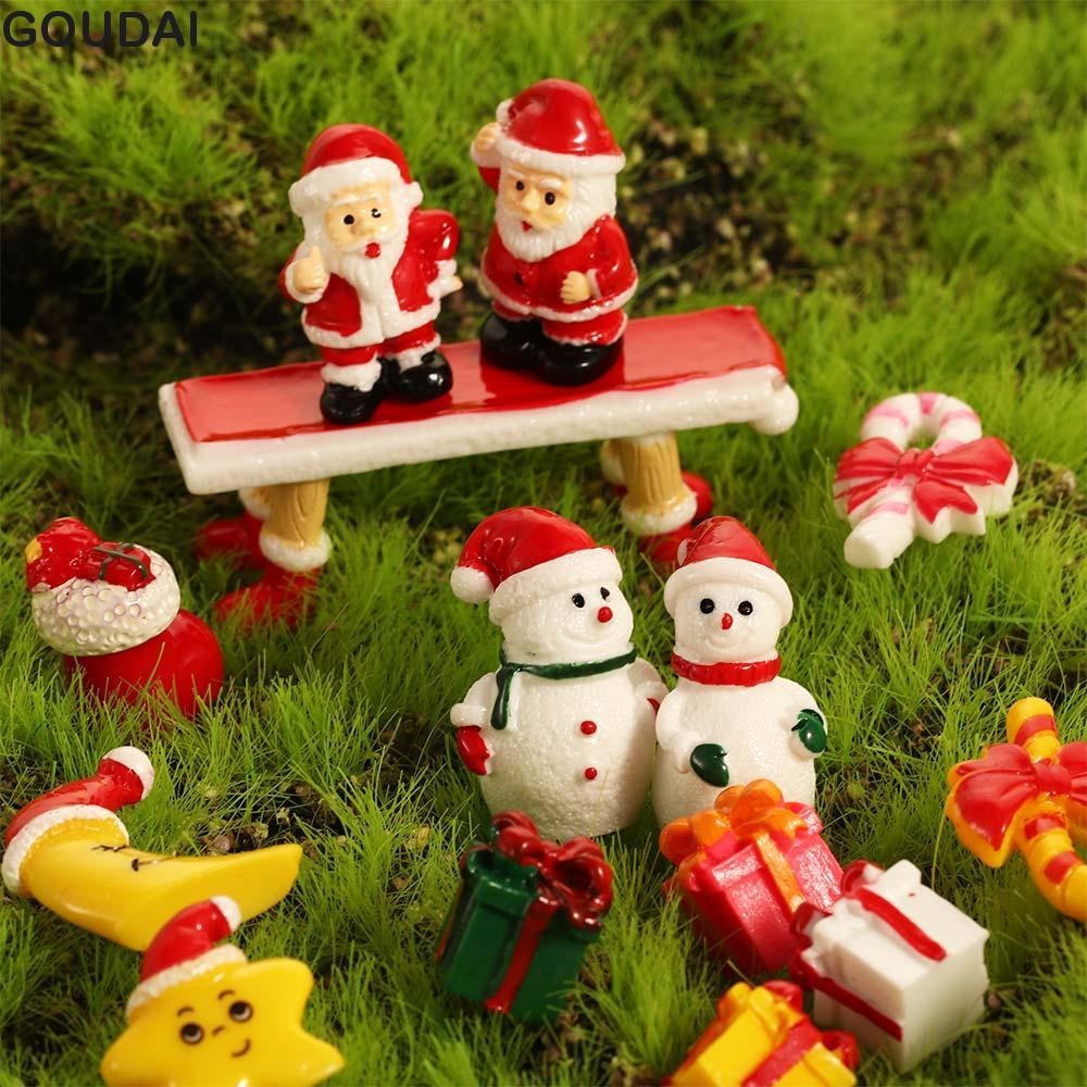 Goudai Mô Hình Phong Cảnh Nhựa Các Bức Tượng Nhỏ Trang Trí Giáng Sinh ...