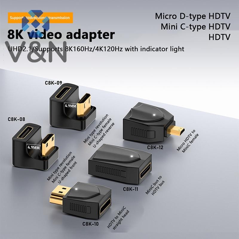 V & N MINI HDMI Sang HDMI Adapter Chuyển Đổi Video Player 1080P 2K 4K ...