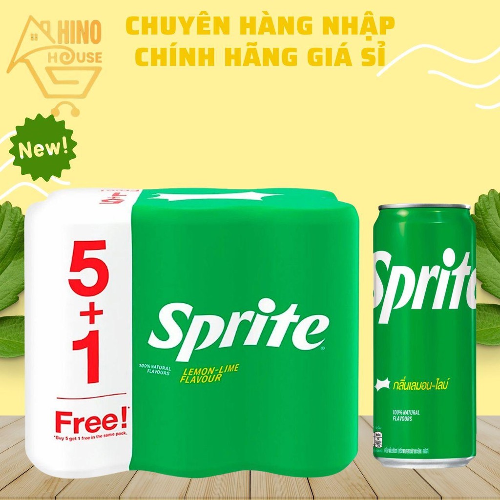 Nước Ngọt Sprite 325ml Thái Lan Hương Vị Thơm Ngon - Hinohouse | Shopee ...