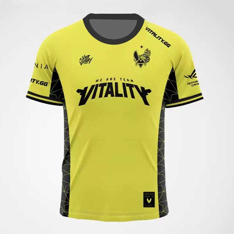 Đội Vitality 2025 BLAST CS2 Esports Jersey CSGO Đồng phục huấn luyện ...
