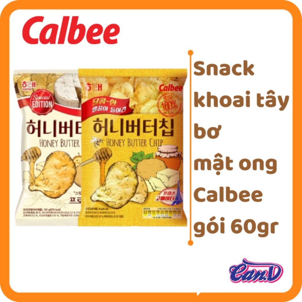 Snack khoai tây bơ mật ong Calbee gói 60gr | Shopee Việt Nam