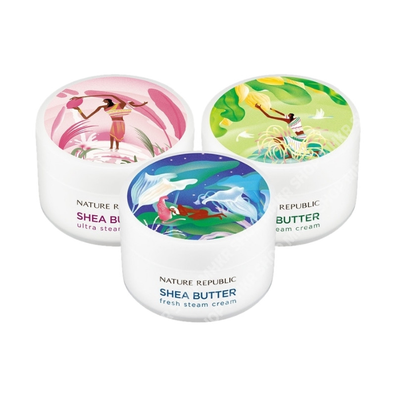 NATURE REPUBLIC Shea Butter Steam Cream 100ml | Shopee Việt Nam