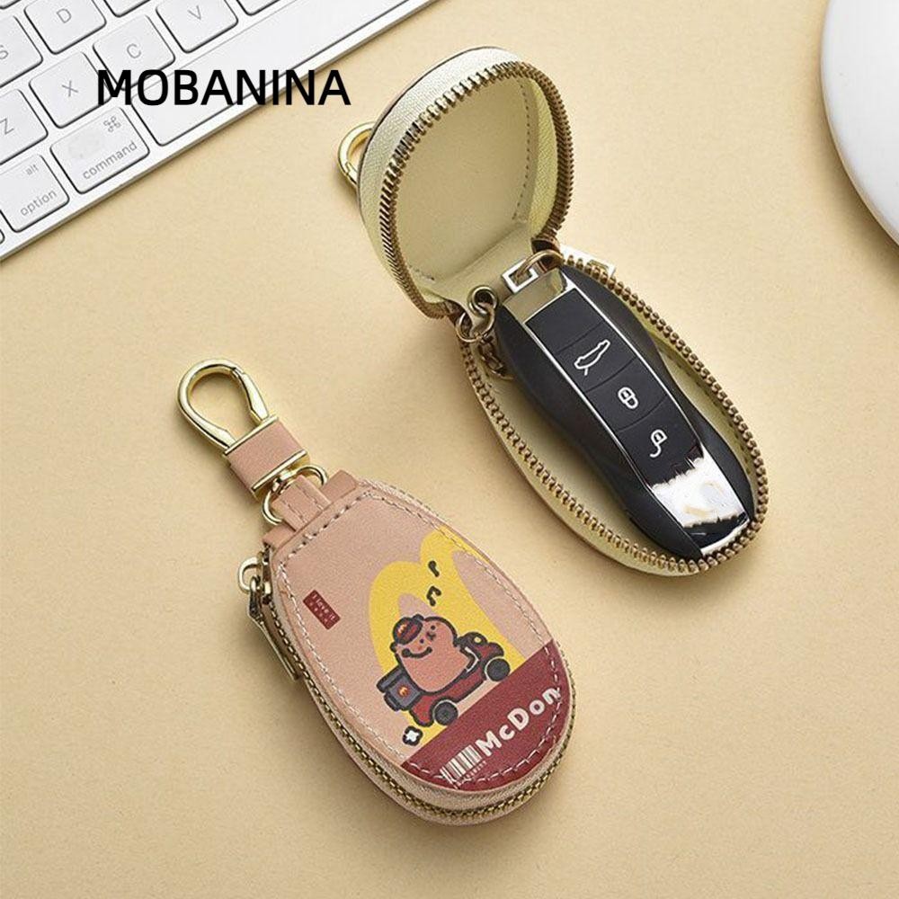 Túi chìa khóa ô tô MOBANINA, Chìa khóa ô tô đa chức năng bằng da PU, Vỏ ...