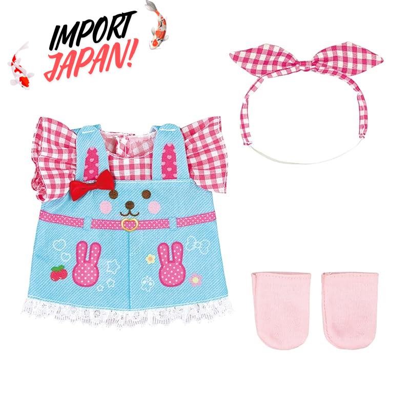 【Direct from Japan】Mel-chan Dress-up Set Rabbit Denim One-piece 1851603 ...