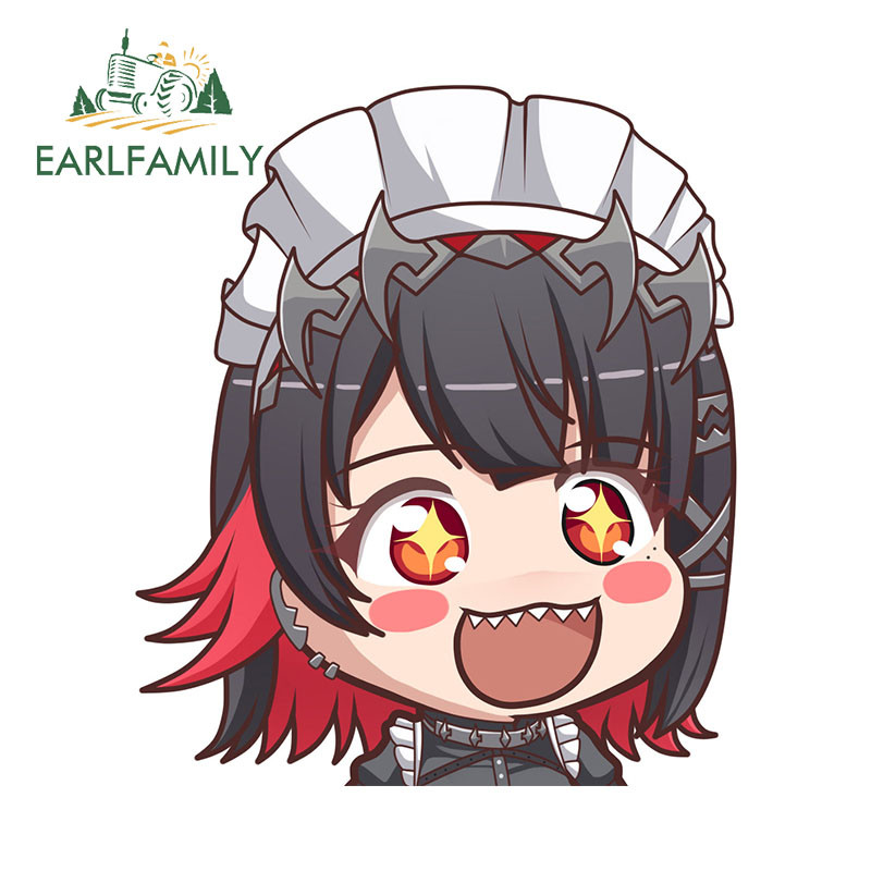 Earlfamily 13cm x 11.2cm Ellen Joe Happy Đề Can Chibi Mở Miệng Kawaii ...