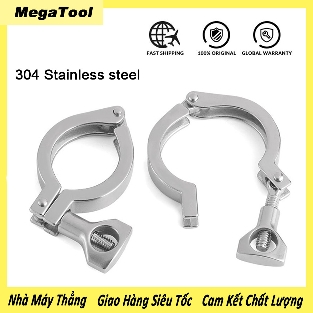 Cùm Clamp Inox 304 - Kẹp Ống Vi Sinh, Nối Nhanh | Shopee Việt Nam