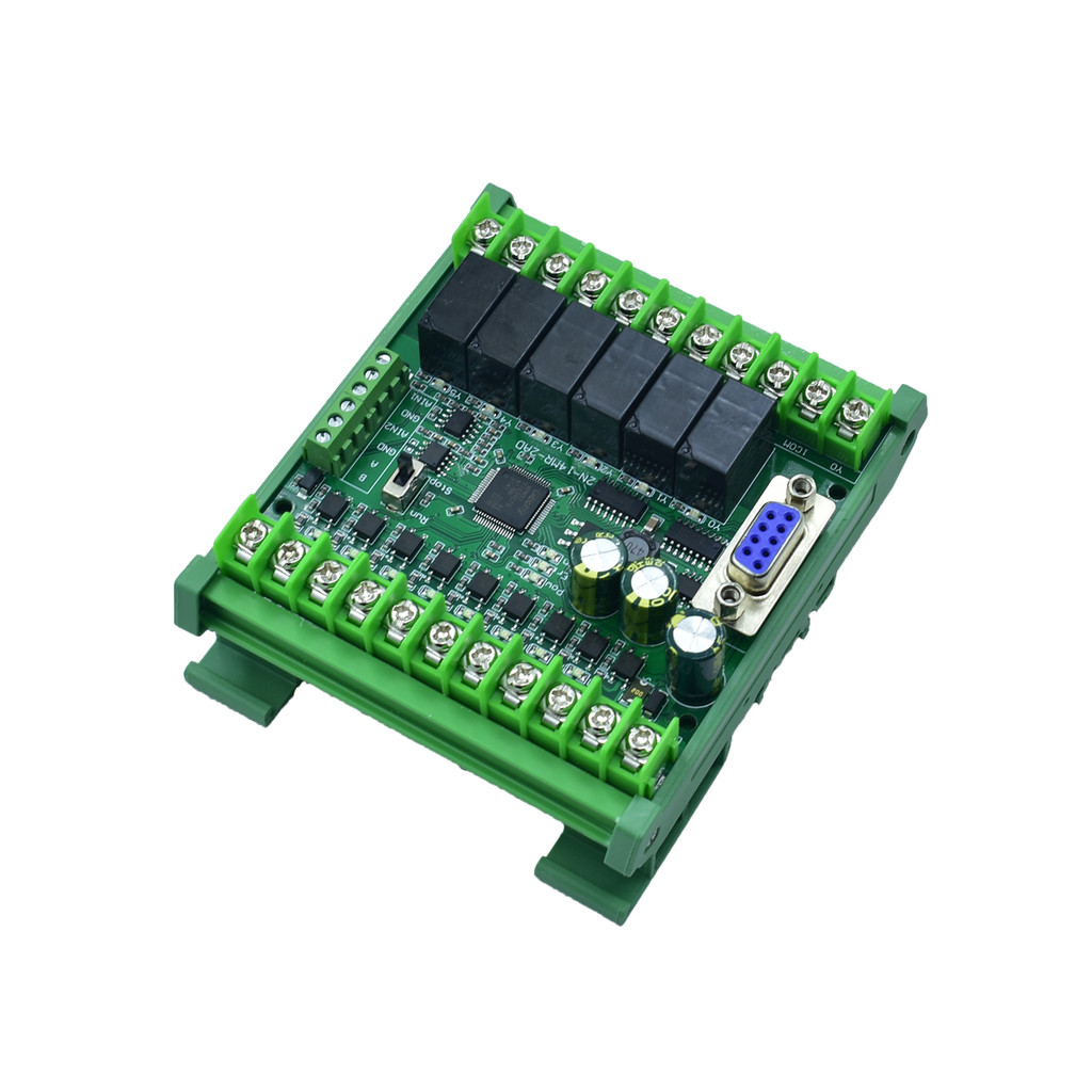 Board PLC JX Mitsubishi FX2N-10/14/20/24/30MR/MT ngỏ ra relay và transistor Với RS485 2AD RS232 ...