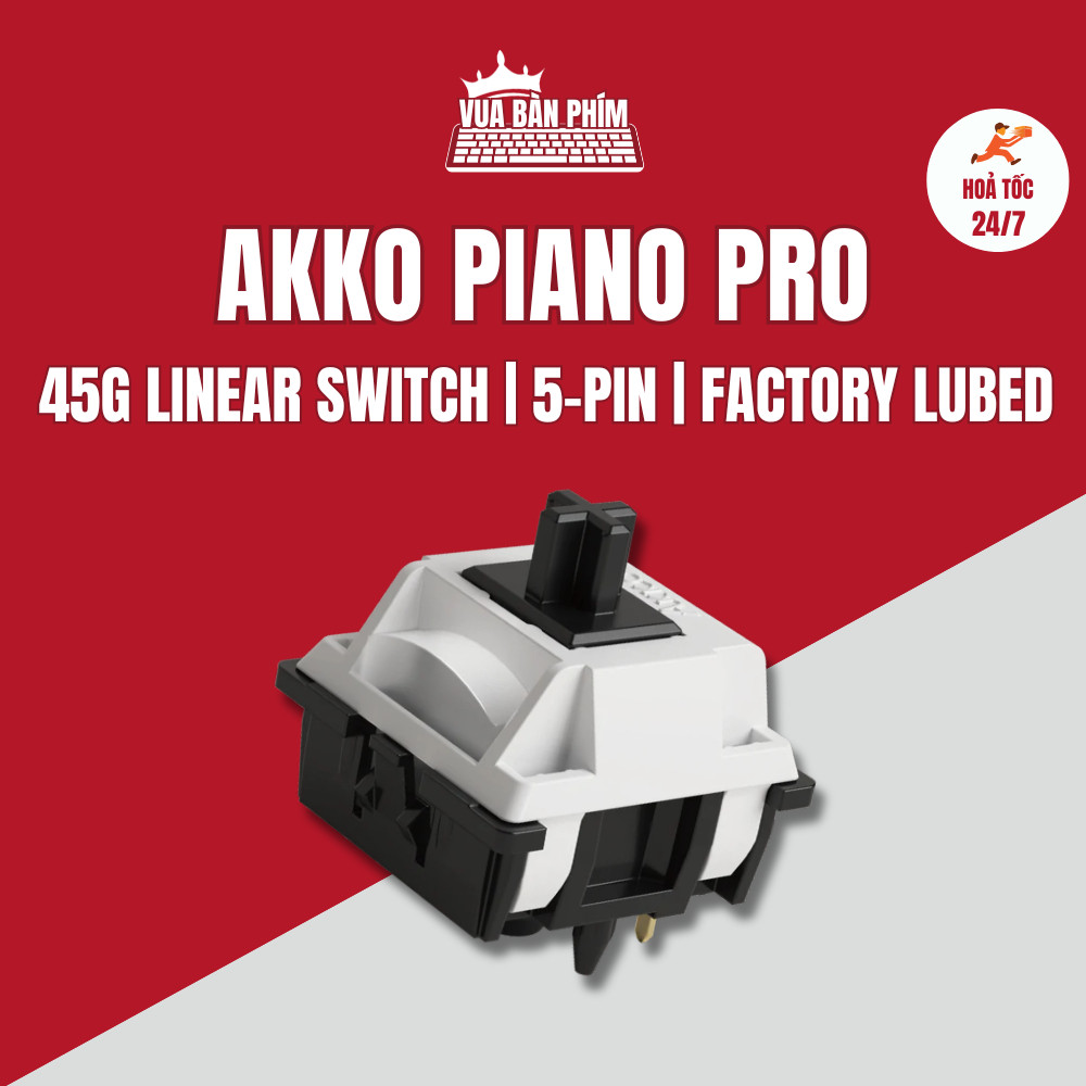Switch Akko Piano | piano pro v3 linear , lực nhấn 45g, prelubed nhà ...