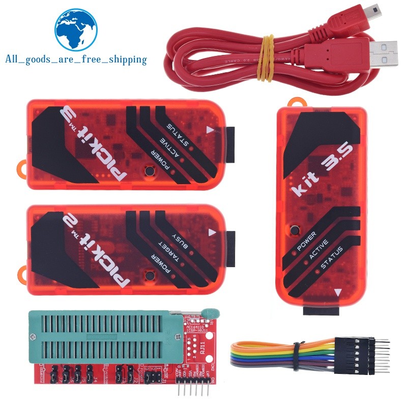 PICKit2 PICKIT3 PICKit3.5 Lập trình viên + PIC ICD2 PICKIT 2 PICKIT 3 PICKIT 3.5 Bộ chuyển đổi ...
