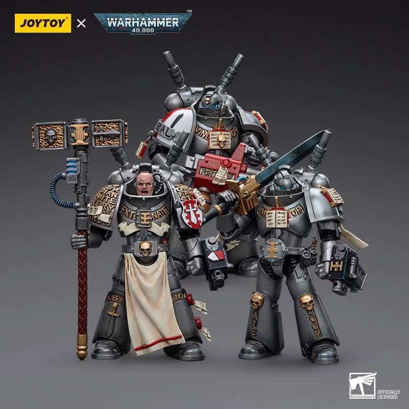 JOYTOY Dark Source Grey Knight Commando Interceptor Team Trio 1 / 18 Mô ...