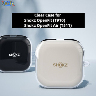 Clear Case for Shokz OpenFit Air T511 T910 Protective Transparent TPU ...
