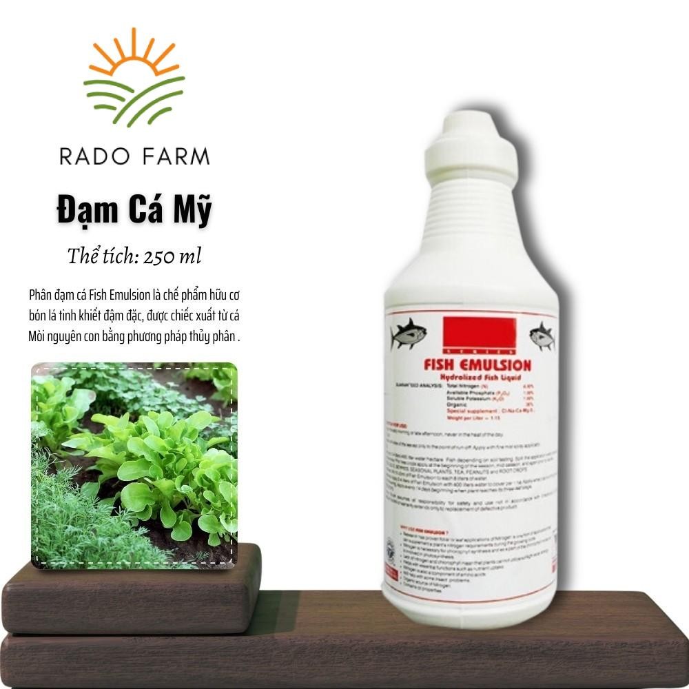 Phân Đạm Cá Cao Cấp Fish Emulsion (chai 250ml) Phân hữu cơ dành cho rau ...