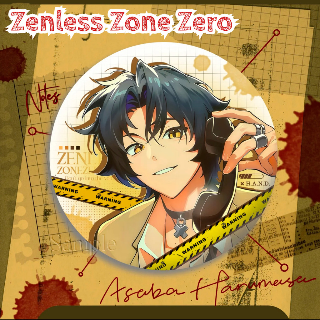 Zenless Zone Zero Doujin Asaba Harumasa Huy hiệu tự làm | Shopee Việt Nam