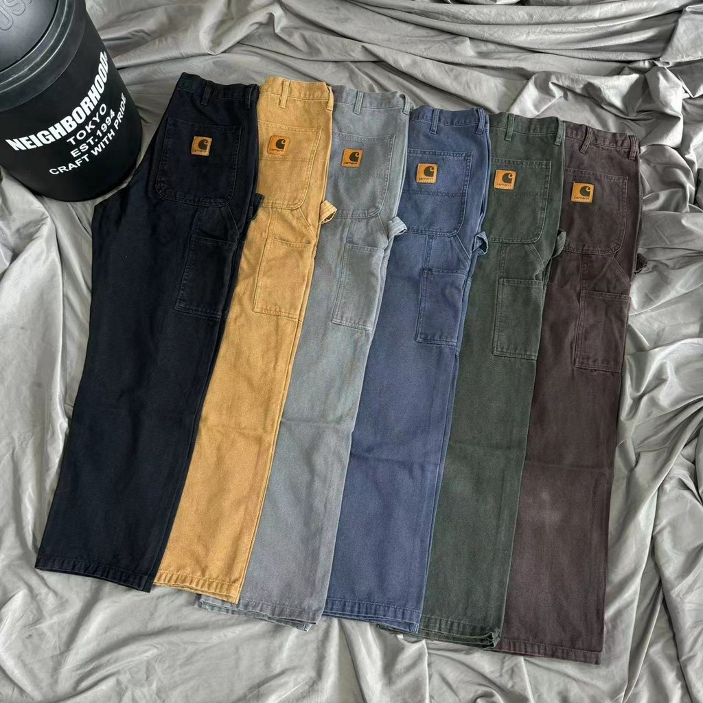 UT92 CARHARTT American Retro Washed Six-Color Logging Pants B11Overalls ...