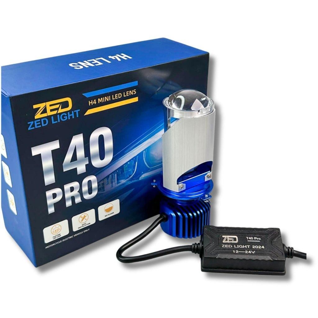 Đèn Pha Bi Cầu T40 - T40 PRO ZED LIGHT CHÂN H4 Bảo Hành 12 Tháng, Đèn LED BI CẦU MINI SIÊU SÁNG ...