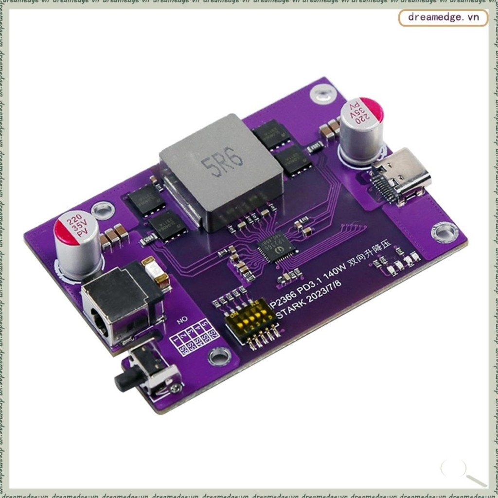 [dreamedge] PD3.1 140W Power Bank Mô-đun DIY 2S / 3S / 4S / 5S / 6S IP2366 Mô-đun sạc nhanh pin ...