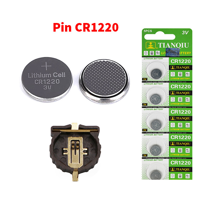 Pin CR1220 3V, Đế Pin CR1220 kích thước 12mm x 2mm | Shopee Việt Nam