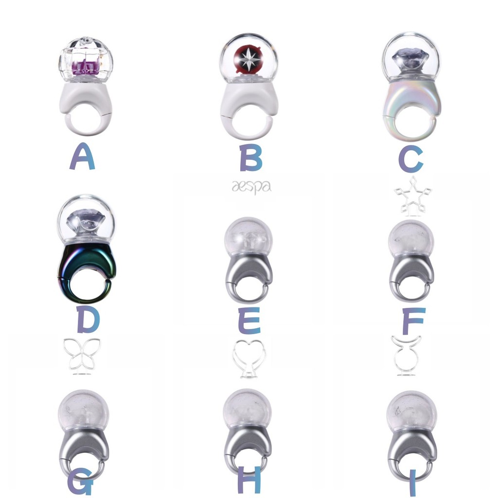 Kpop Idol Mini Light Ring Dạ Quang Lightstick Nhẫn Fan Trang Trí Tiệc ...