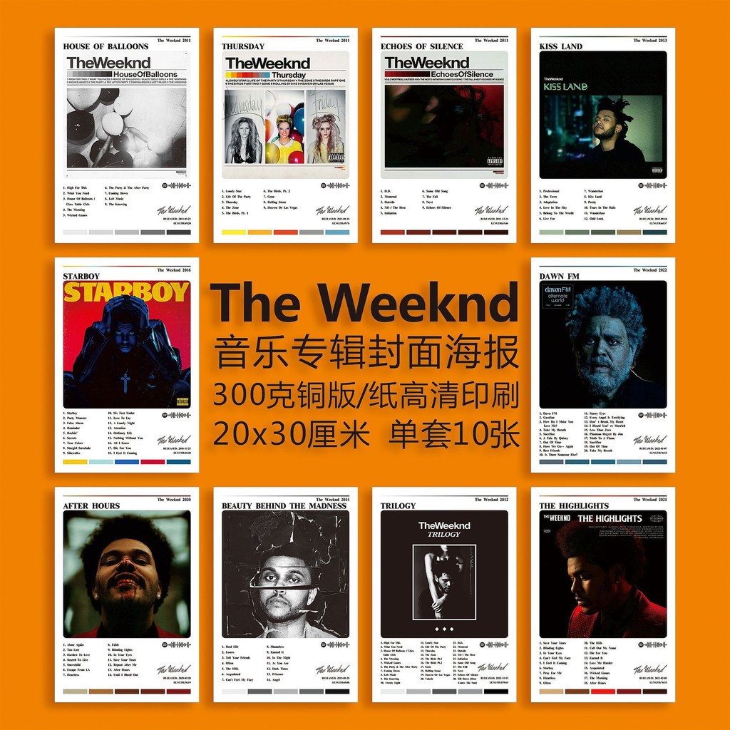 The Weeknd (Weeknd) Album Nhạc Poster Tranh Trang Trí Phòng Khách ...