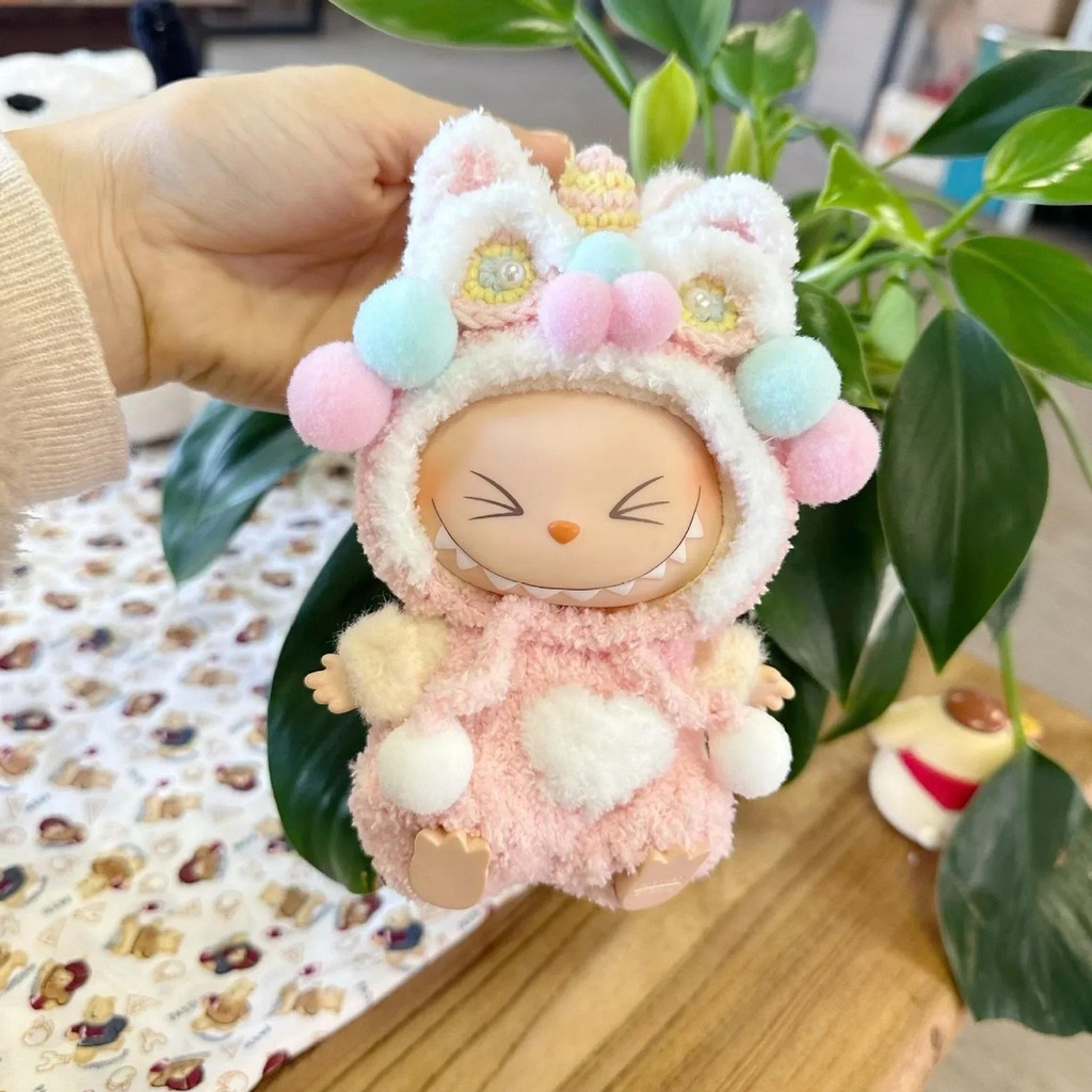 Om 17cm Labubububu V1 / V2 Búp bê Macaron Monkey King WuKong Bộ quần áo ...