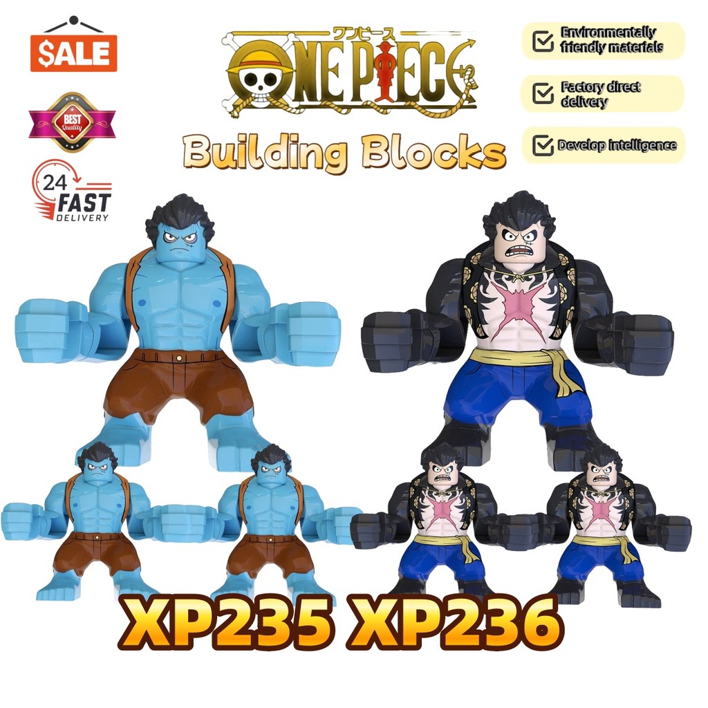 Mới một mảnh Luffy xp235/xp236 loạt Lắp ráp khối xây dựng mô hình trẻ ...