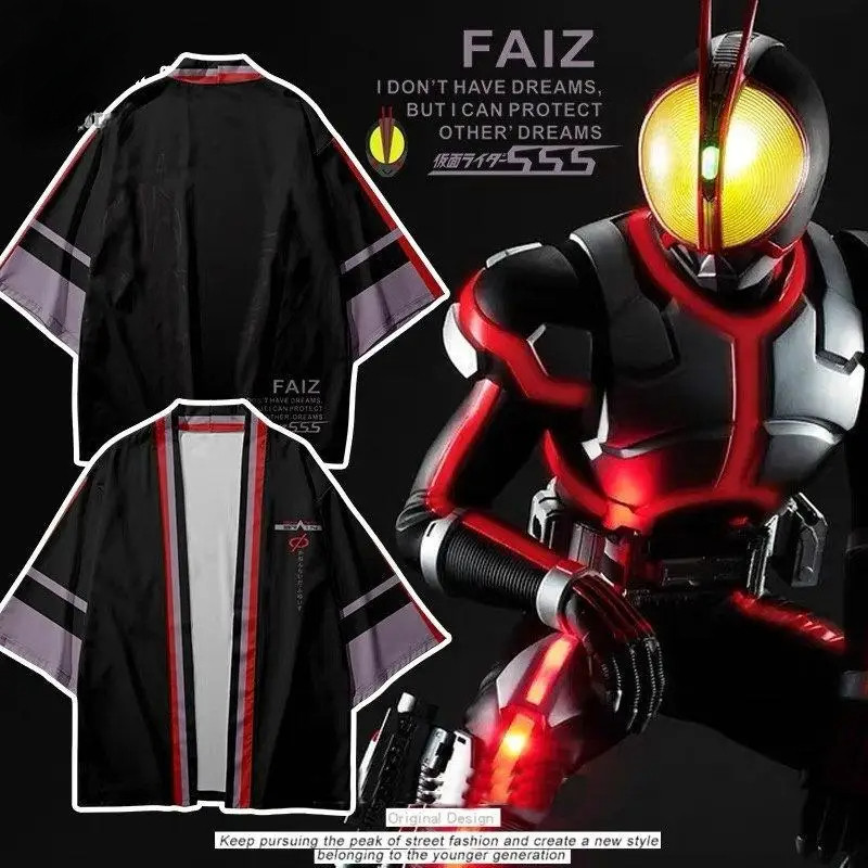 Kamen Rider Faiz 3D In Nhật Bản Kimono Haori Yukata Cosplay Nữ / Nam ...