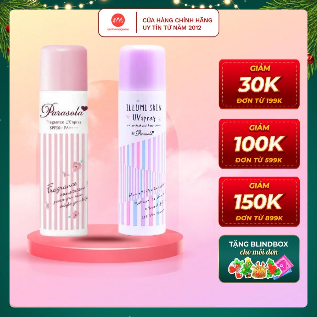 Xịt chống nắng Naris Parasola Fragrance UV Cut Spray 90g - Illumi Skin ...