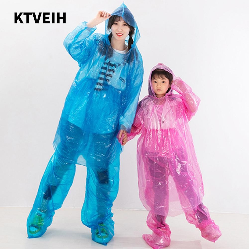Áo mưa dùng một lần KTVEIH, Áo mưa quấn chân dày bền bỉ, Du lịch cắm ...