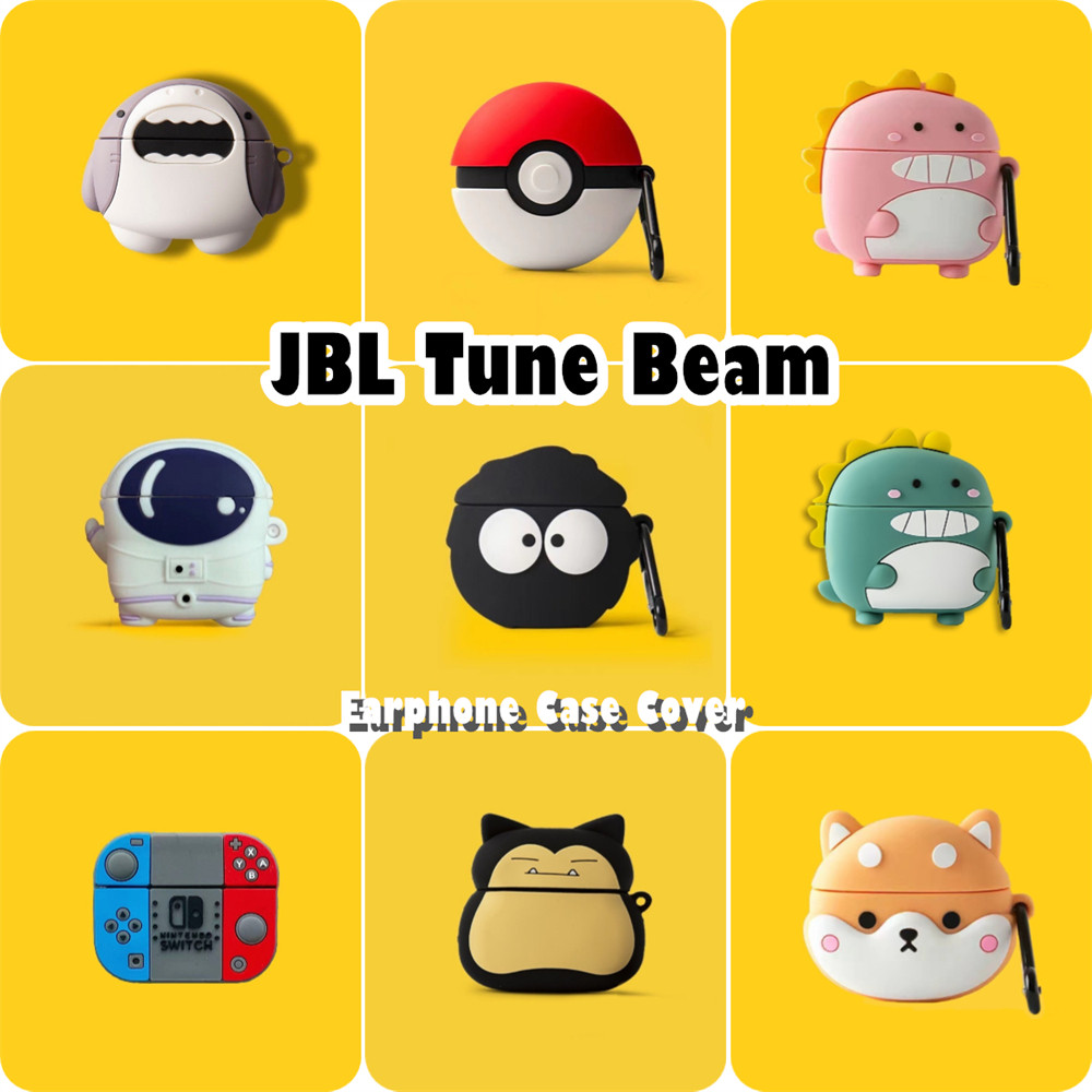 【imamura】Cho JBL Tune Beam ốp tai ng Case phim hoạt hình Dễ thương Vỏ Bảo Vệ Hộp Sạc Tai Nghe ...