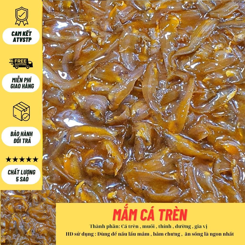 [ Mắm Châu Đốc ] Mắm Cá Trèn Con Nhỏ Loại Ngon Hũ 500g - Food Thức Ăn ...