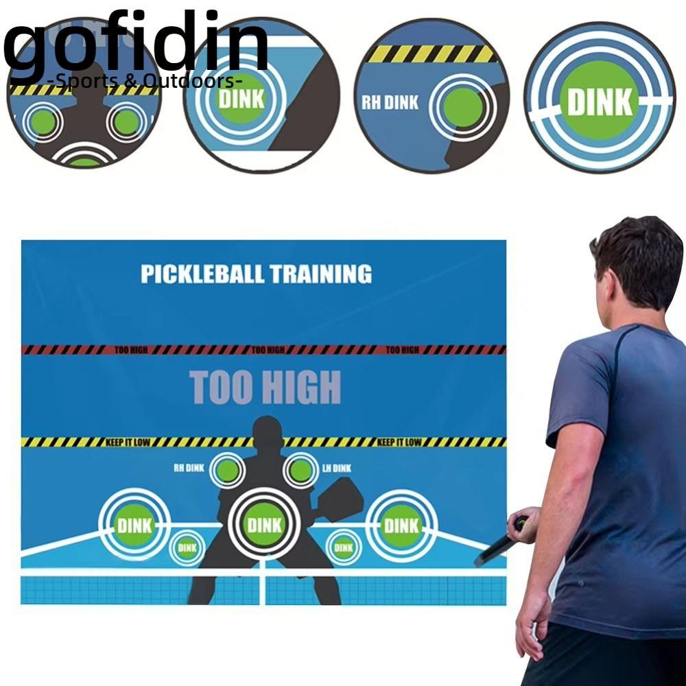 Gofidin Pickleball Practice Pads, 120x90cm Poster Mat Pickleball Dink ...