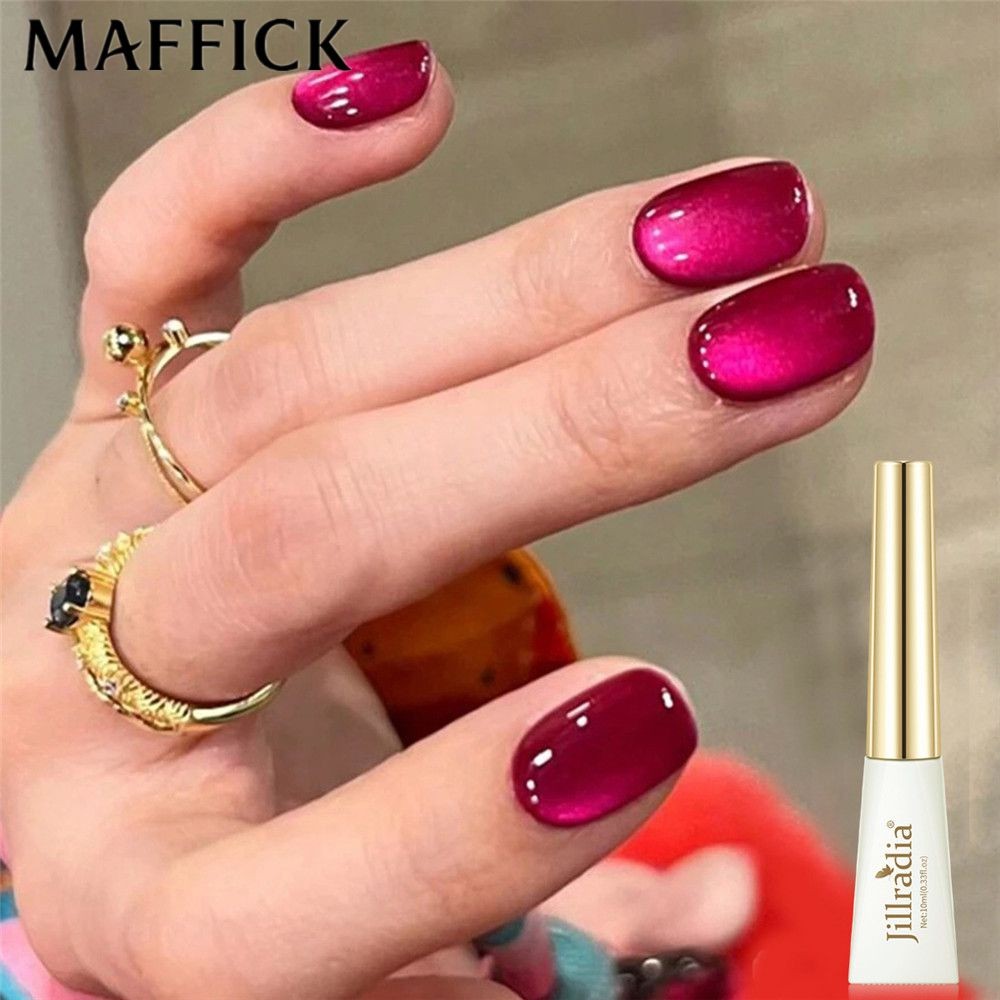 Gel đánh bóng Dark Plum Jam Cat Eye móng tay đánh bóng keo 2025 Màu mì ...