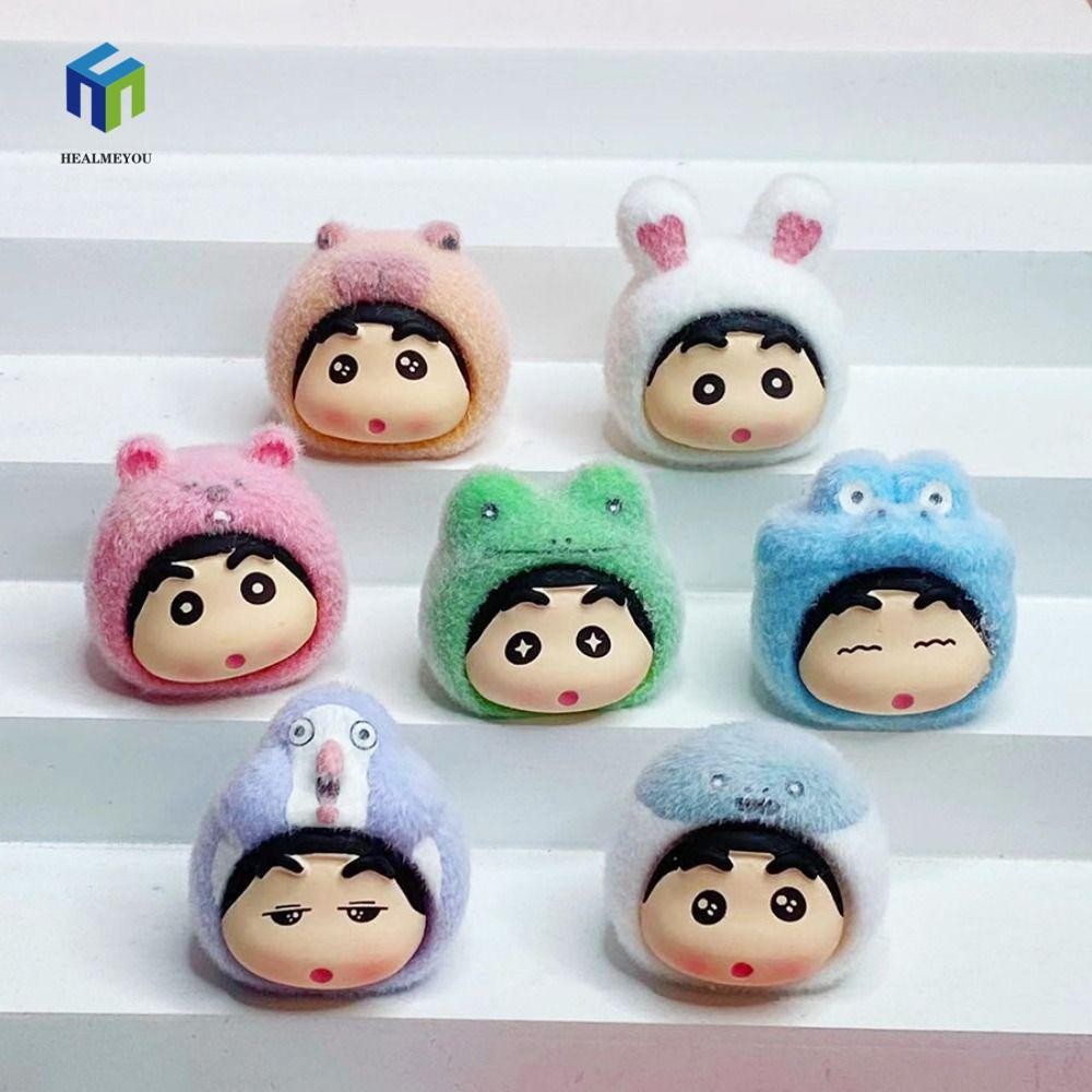 HEALMEYOU 7 Bức tượng phát sáng Crayon Shin-Chan, Đồ thủ công Nohara ...