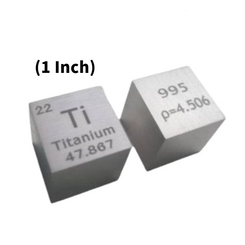 1 Inch 22#Titanium Cube Chemical Elements Kim loại, Chiều dài bên 25 ...