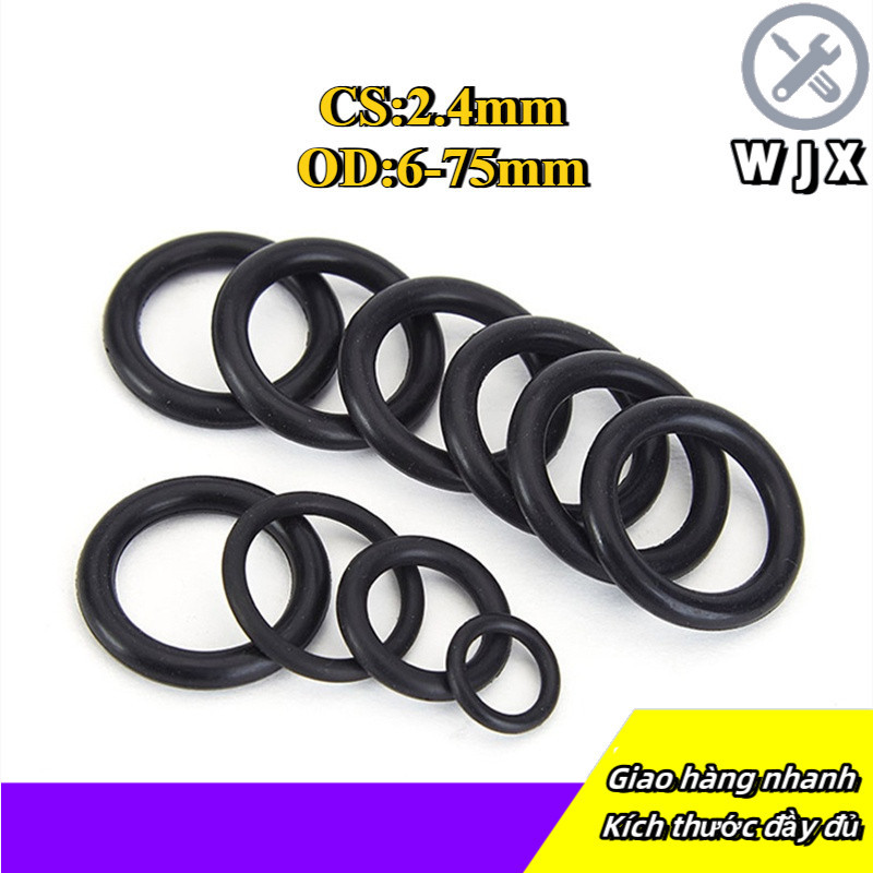 Vòng đệm cao su oring/ gioăng NBR(OD6 ~ 75mm x CS2.4mm) [WJX-WDY-w] | Shopee Việt Nam