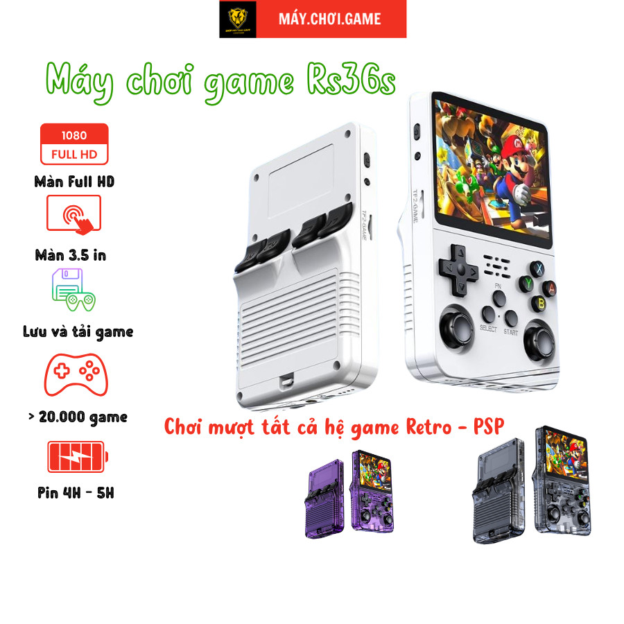 Máy Chơi Game Cầm Tay Mini RS36s Giá Rẻ Cấu Hình Mạnh Chơi Nhiều Hệ ...