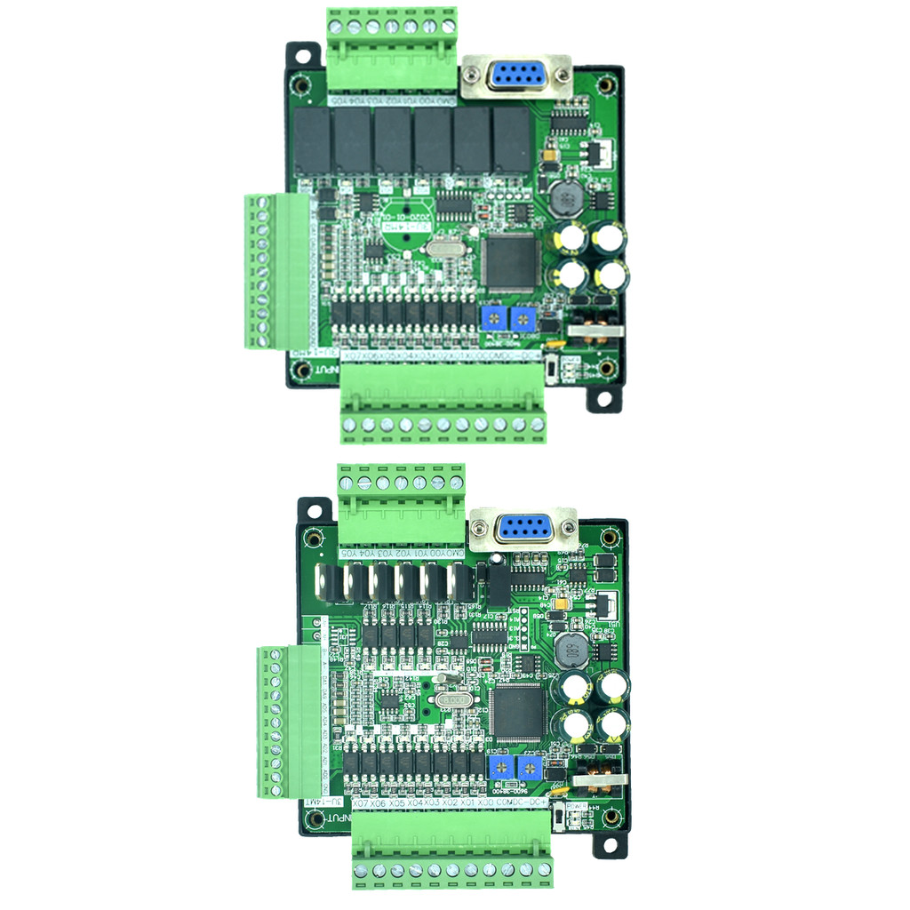 Board mạch lập trình PLC JX Fx3u 14mt 8 input 6 output transistor RS232/RS485 6AD 2DA RTC 24VDC ...