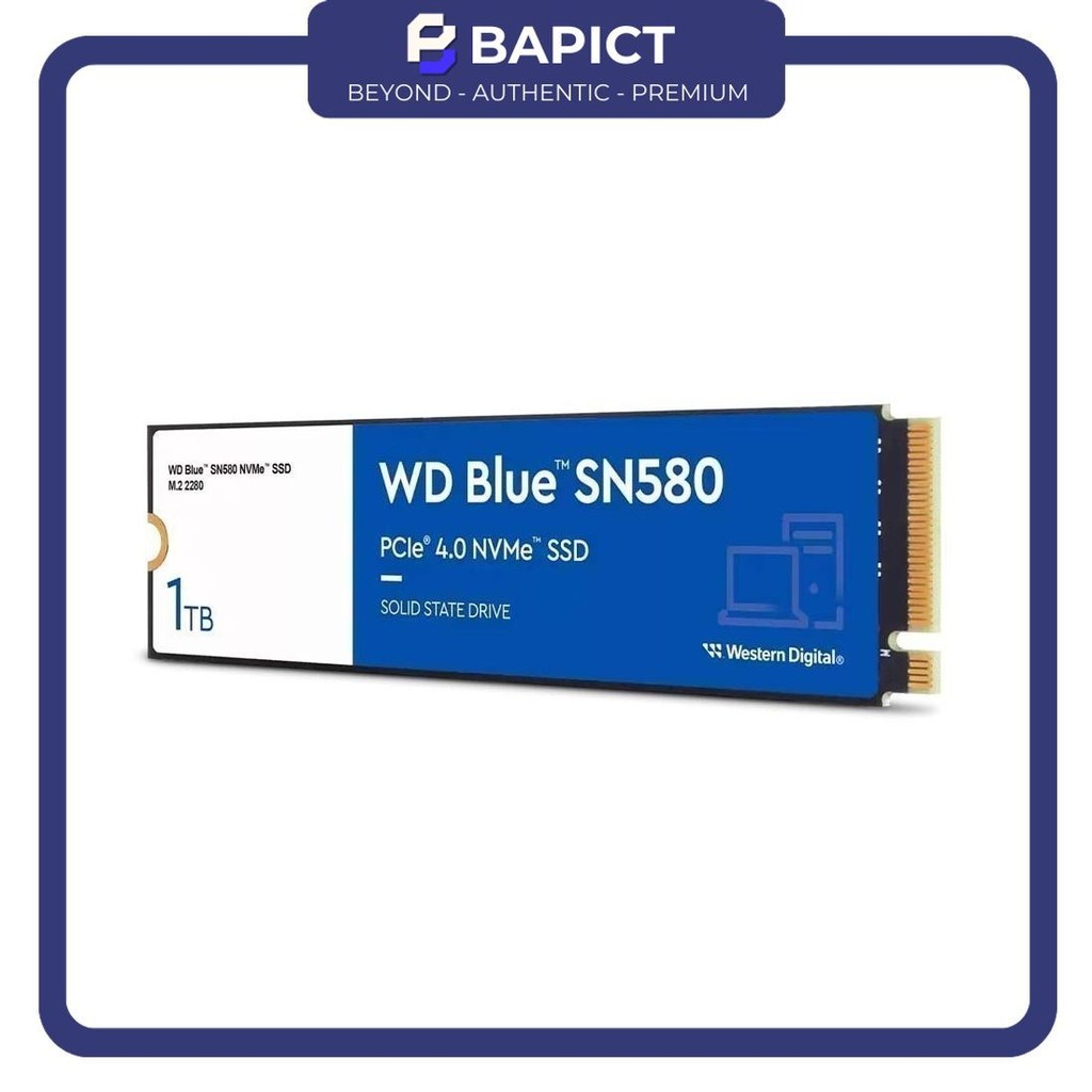Ổ cứng SSD Western Digital Blue SN580 1TB PCIe Gen4 x4 NVMe M.2 ...