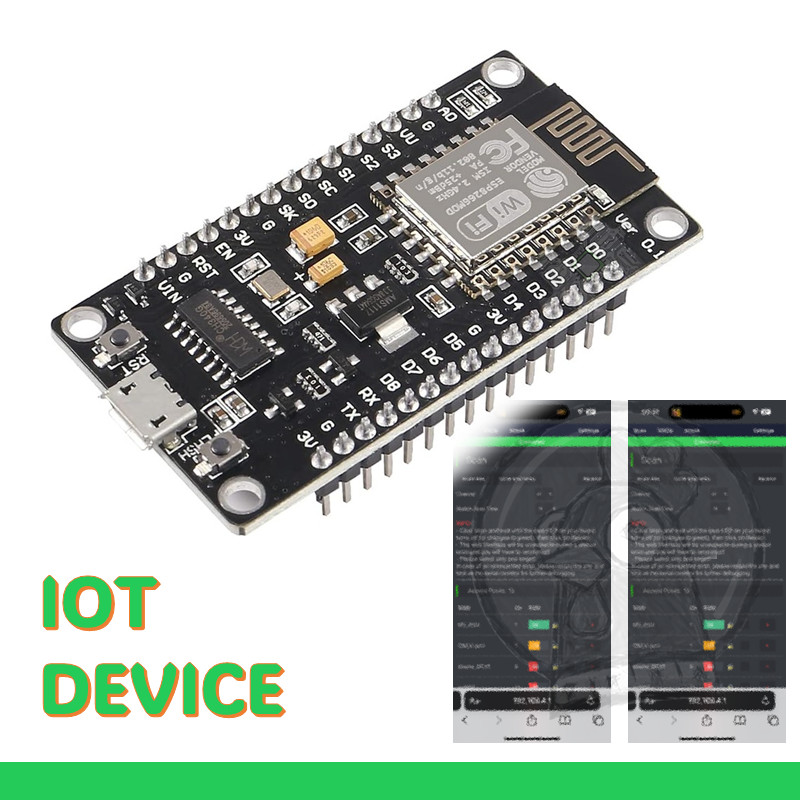 ENGLAB★ NodeMCU ESP8266 Wifi, NodeMcu Lua V3 CH340 ban phát triển 2.4GH ...