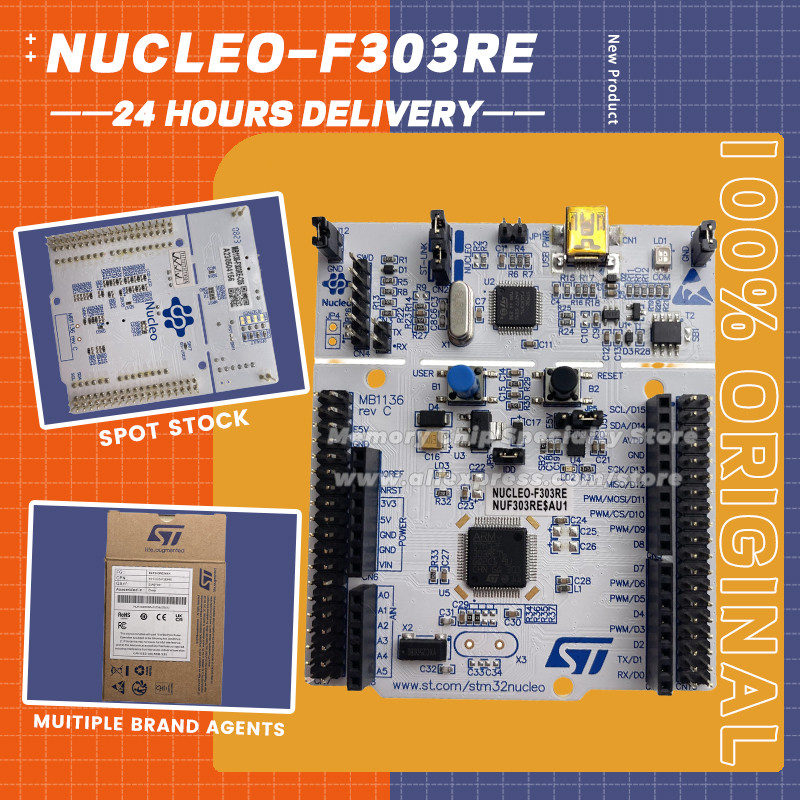 1 Cái / lốc! Nucleo-F303RE sử dụng bảng phát triển STM32F303RE MCU ...